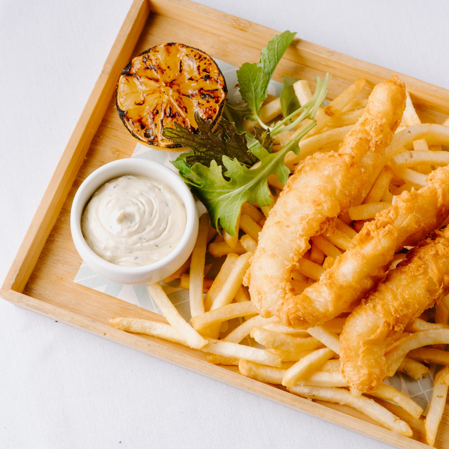 Beer Battered Fish & Chips - Lozzi